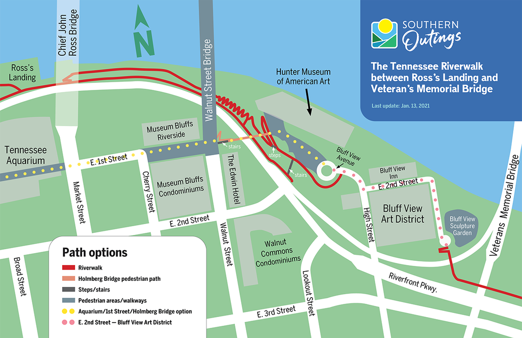 Best of Chattanooga: The Tennessee Riverwalk - southernoutings.com