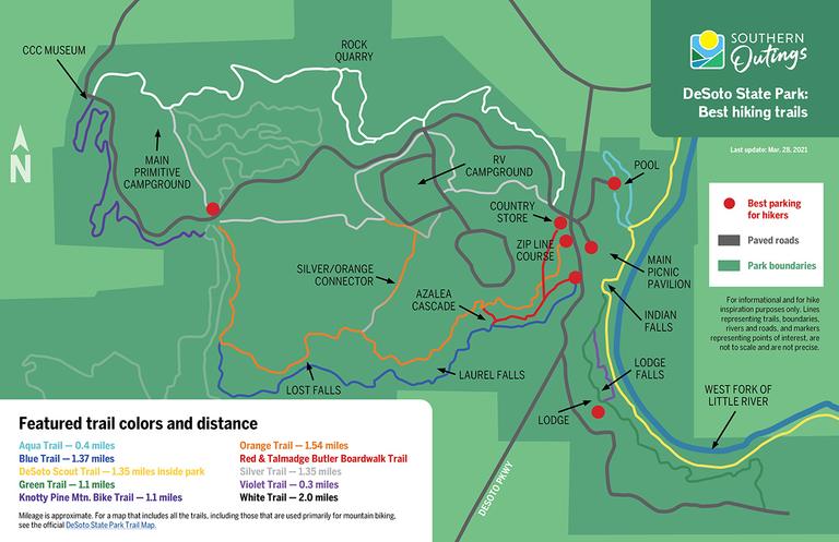 A hiker’s guide to DeSoto State Park’s best trails - southernoutings.com